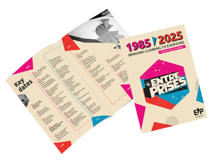40 years anniversary booklet | EP Climbing (Entre-Prises)